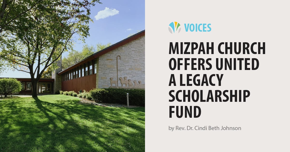 Mizpah Church Offers United a Legacy Scholarship Fund | VOICES