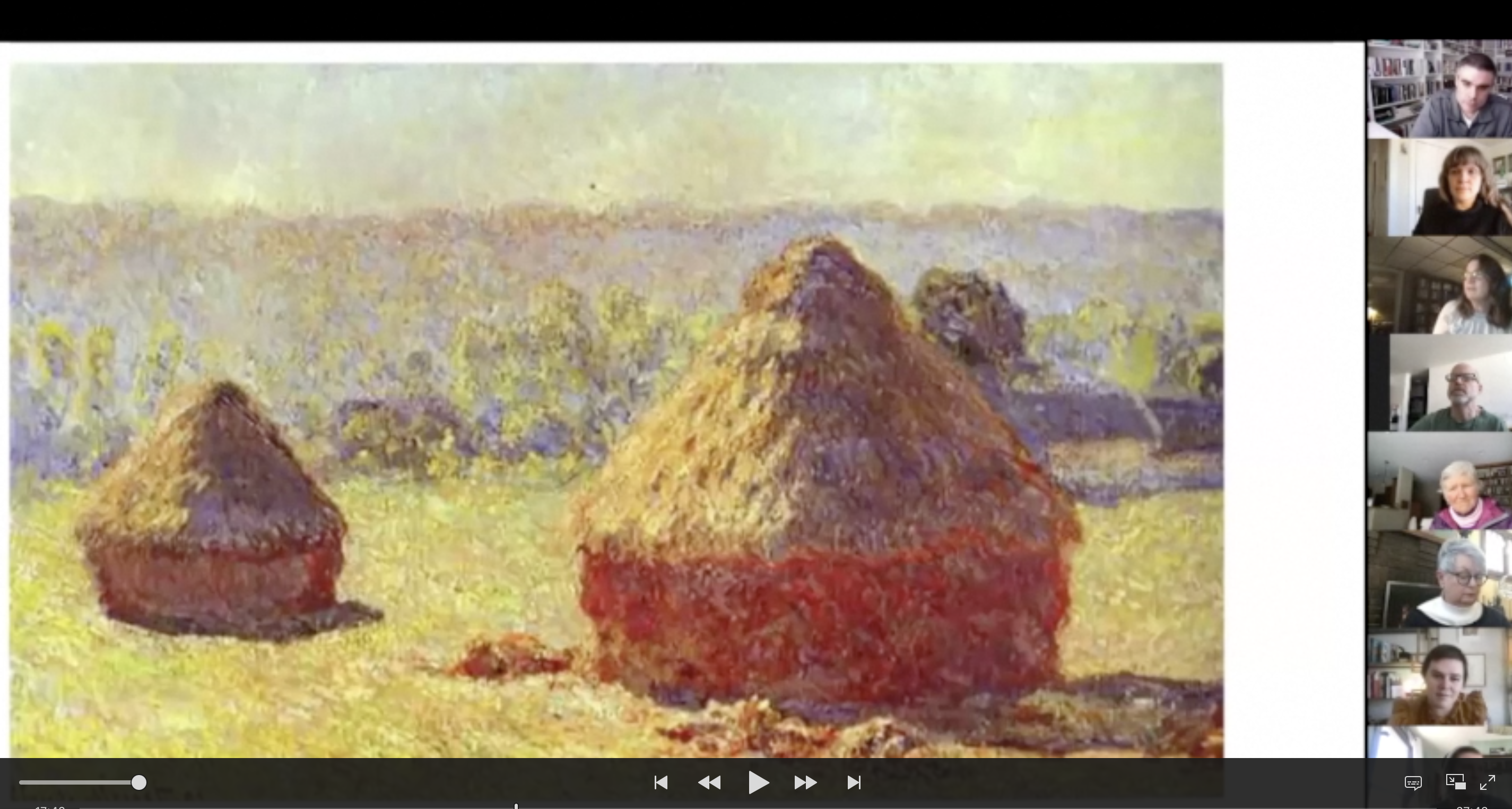 Ernst Troeltsch Through the Lens of Claude Monet - Arts Lunch 1/26/21